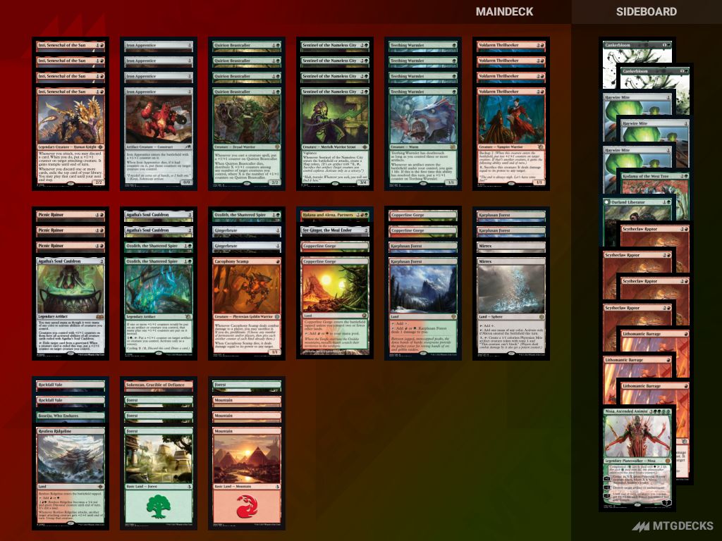 Standard Gruul Counters deck by leoyn88 • MTG DECKS