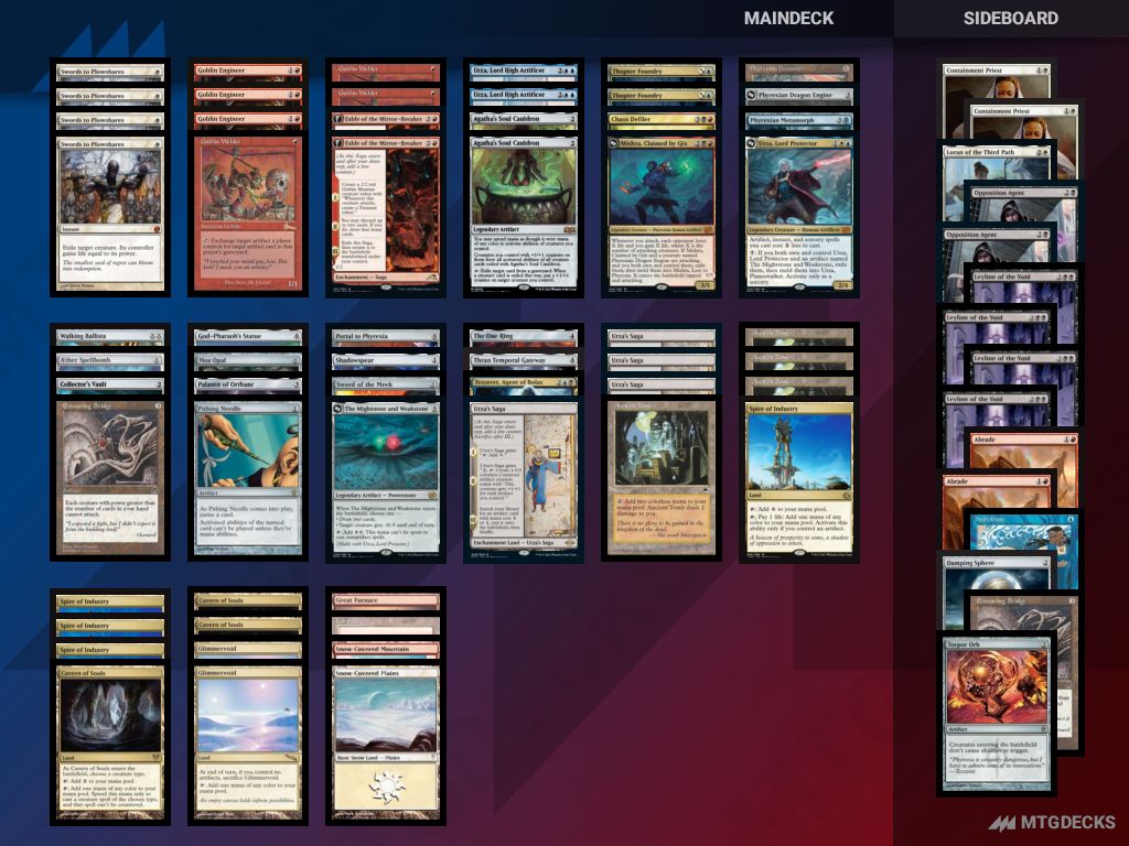 Legacy Thopter Control deck by Kaneko Seiya • MTG DECKS