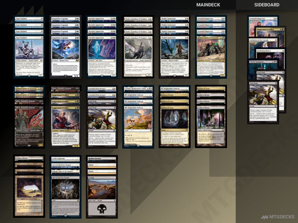 Arena Historic Humans deck by sims • MTG DECKS
