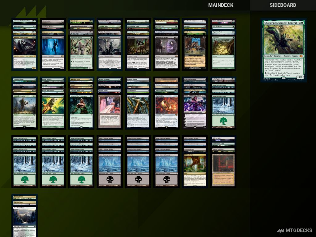 Historic-Brawl Chatterfang Combo deck by lsmith026 • MTG DECKS