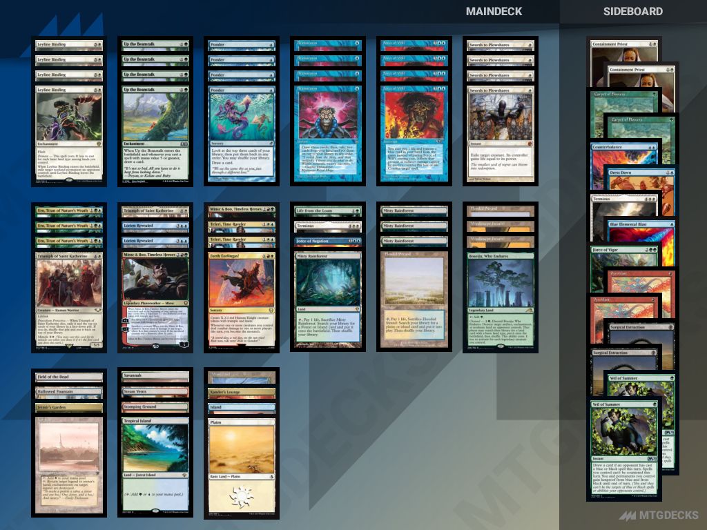 Legacy Five-color Control deck by NOBUAKI JINBA • MTG DECKS