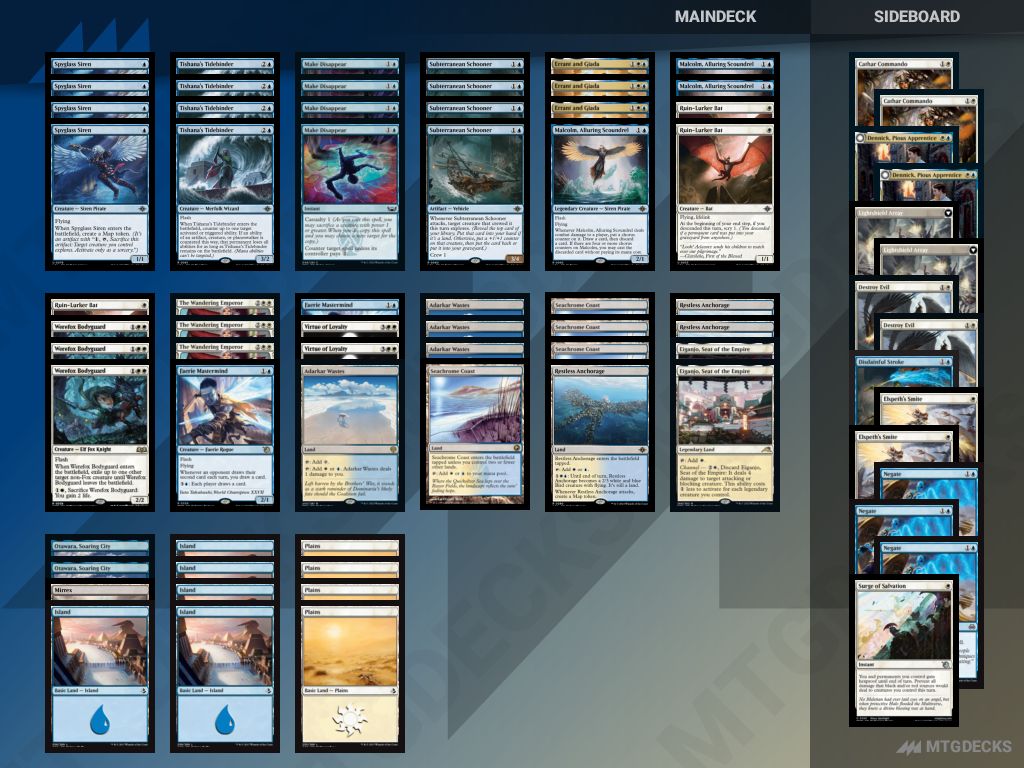 Standard Azorius Tempo deck by HIKARU SEMBOKUYA • MTG DECKS