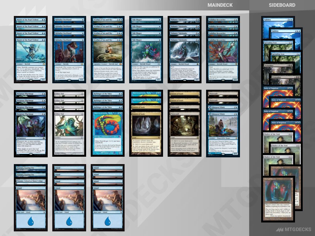 Modern Merfolk deck by Adrien Venancio • MTG DECKS