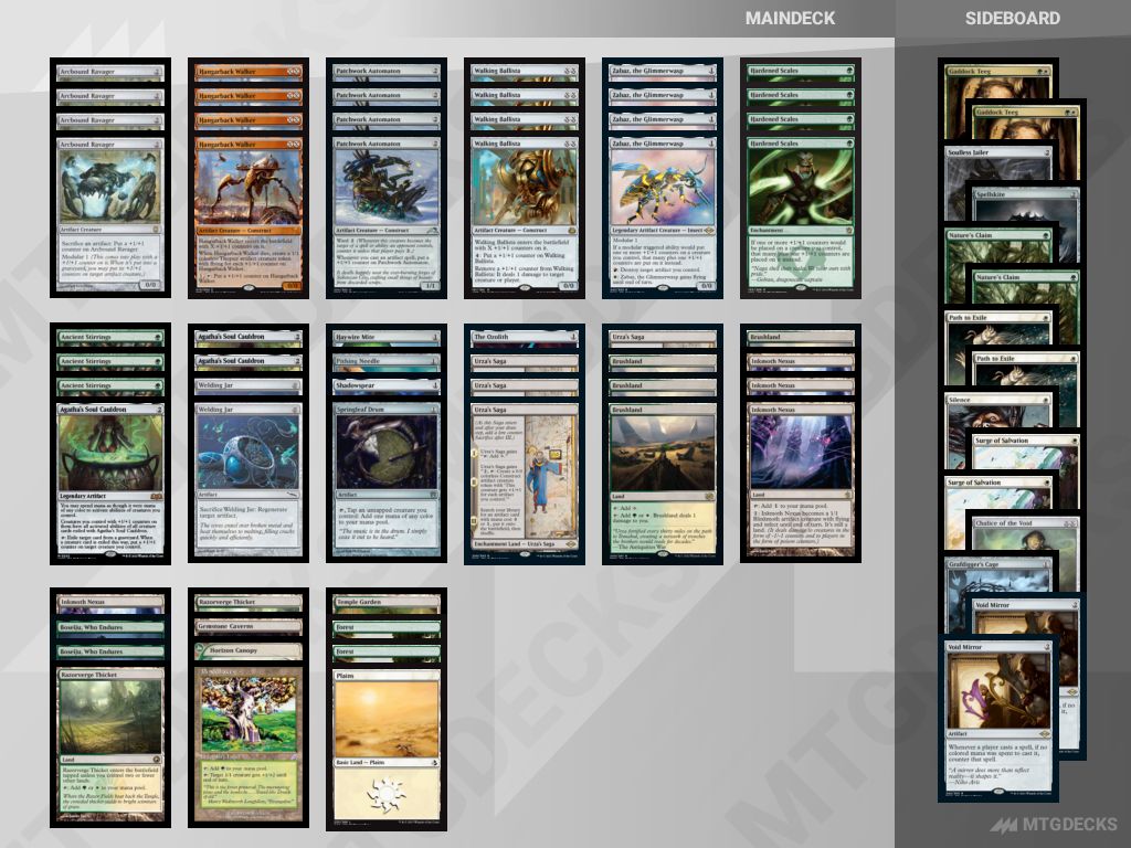 Modern Hardened Scales deck by Ikeda Takeshi • MTG DECKS