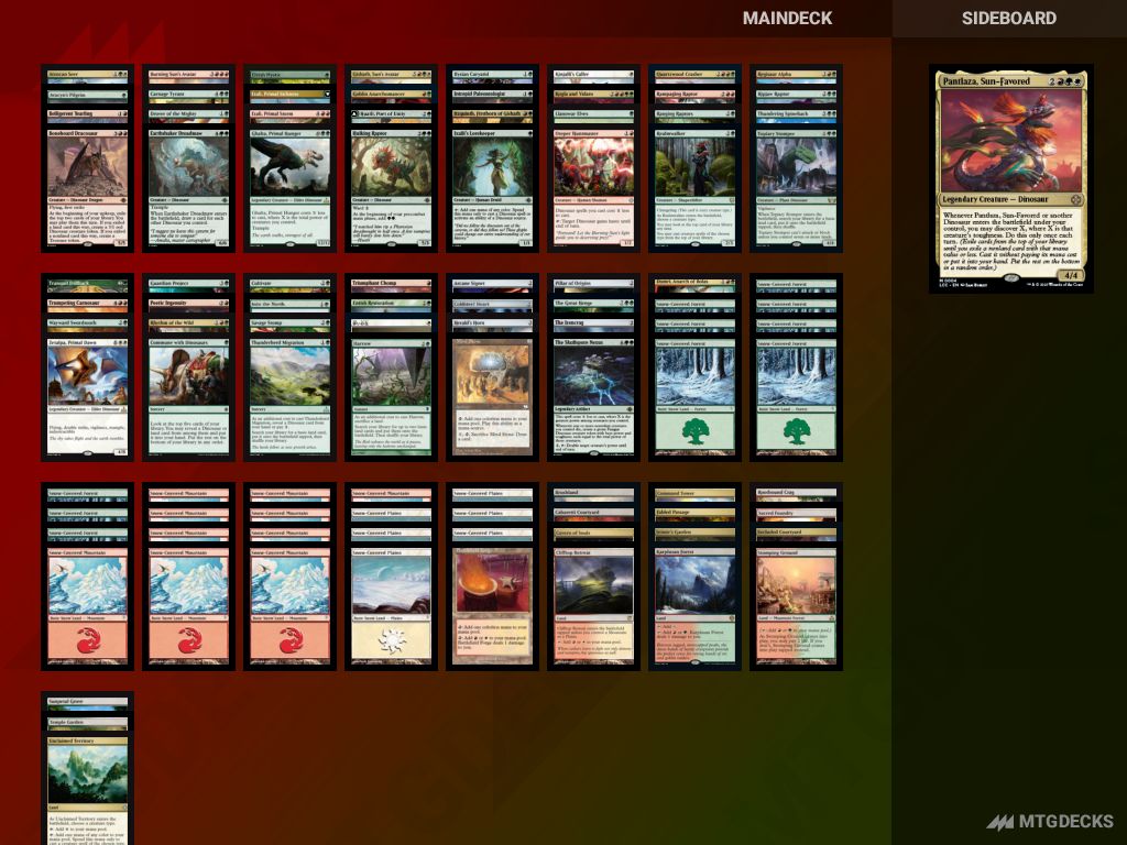 Historic-Brawl Pantlaza, Sun-Favored (post LCI) deck by Hijir • MTG DECKS