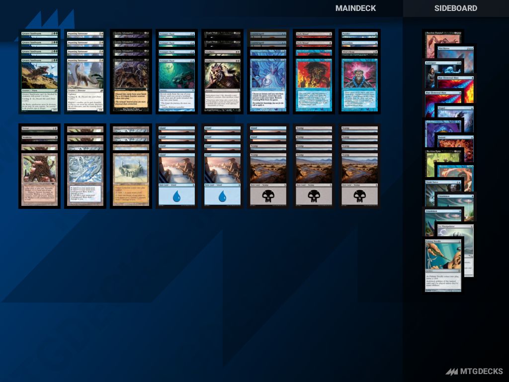 Legacy Dimir Control deck by Michael Yach • MTG DECKS