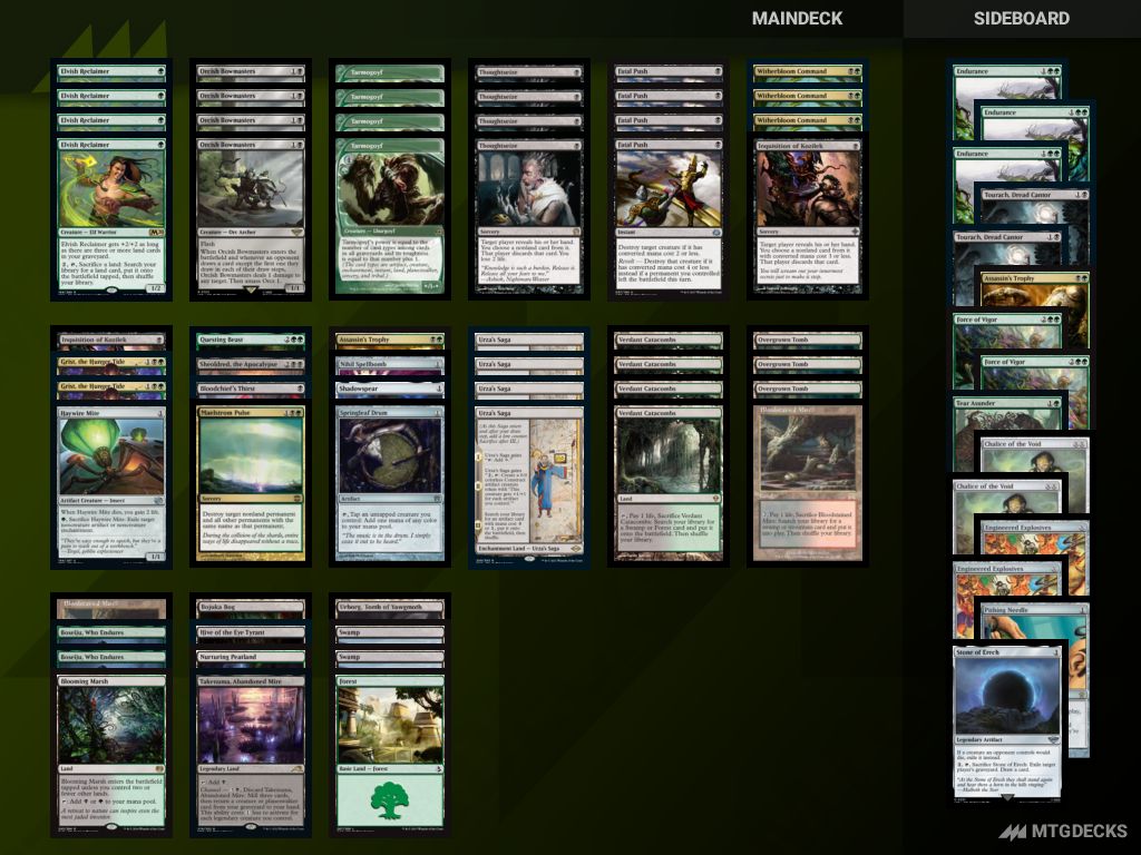Modern ROCK deck by Chang Andrew • MTG DECKS