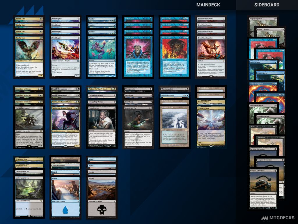 Legacy Ninja deck by Nagai Rinto • MTG DECKS