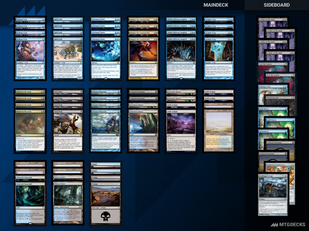 Modern Dimir Mill deck by Roberto Moser • MTG DECKS