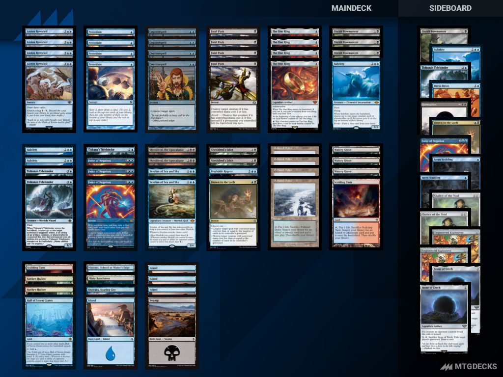 Modern Dimir Control deck by Timothée Hoffman • MTG DECKS