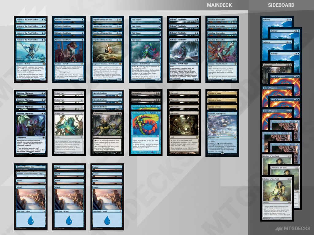 Modern Merfolk deck by Marc Forment Cano • MTG DECKS