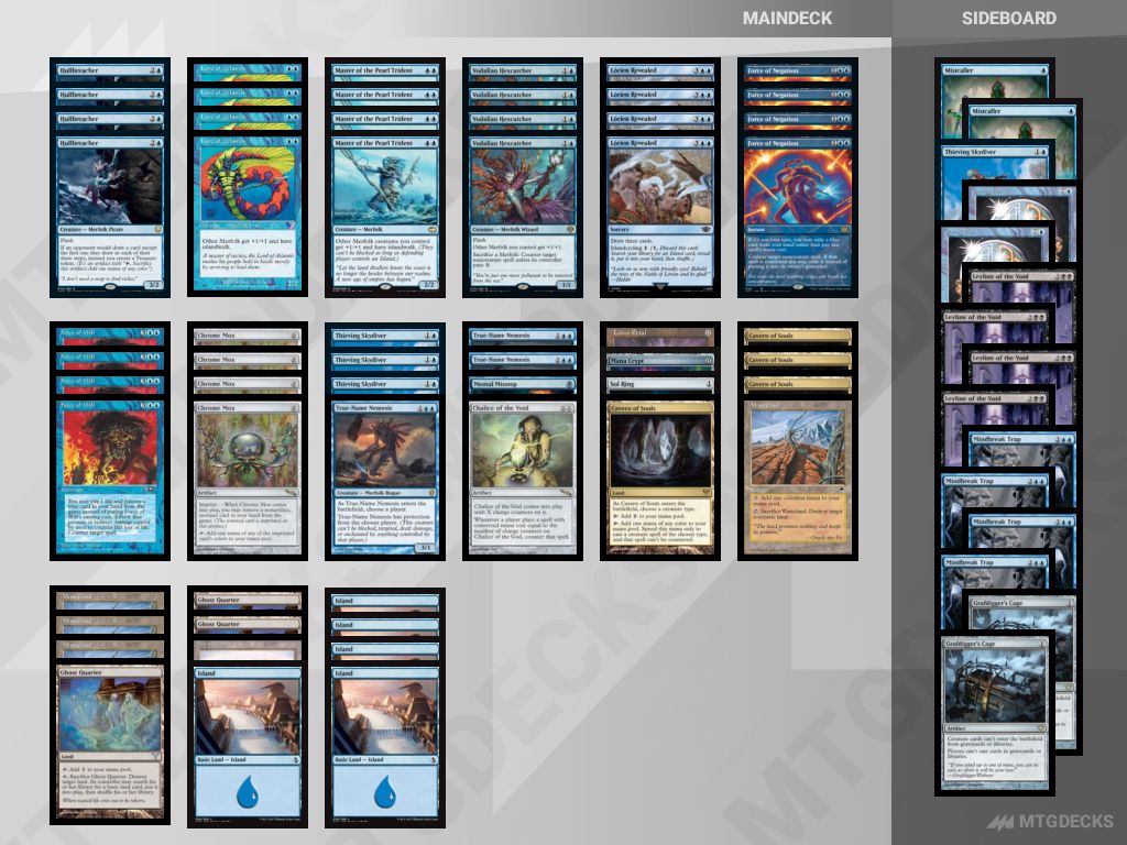 Vintage Mono-Blue Aggro deck by Leonard Sweeney-Barrett • MTG DECKS