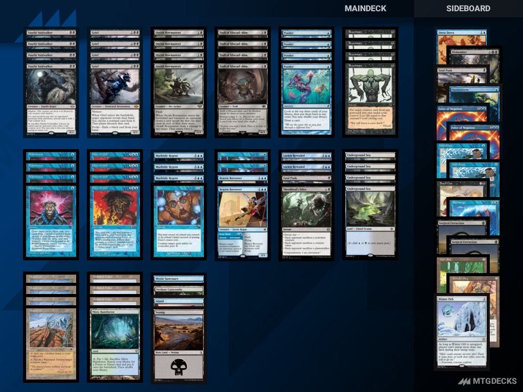 Legacy Dimir Scam deck by Chase Hoppe • MTG DECKS