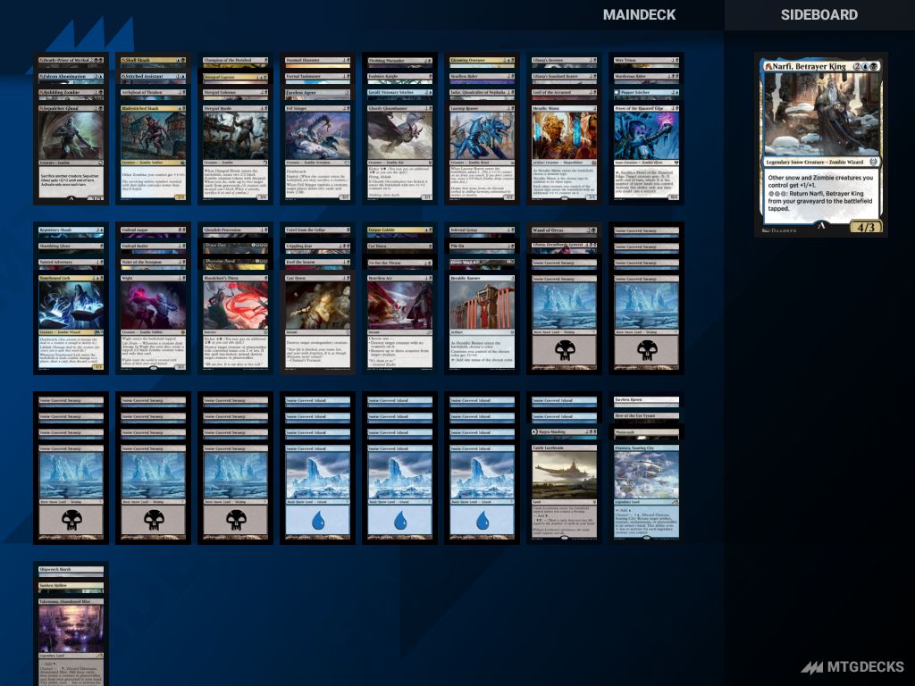 Historic-Brawl Arena Narfi HB deck by lotuseater123 • MTG DECKS