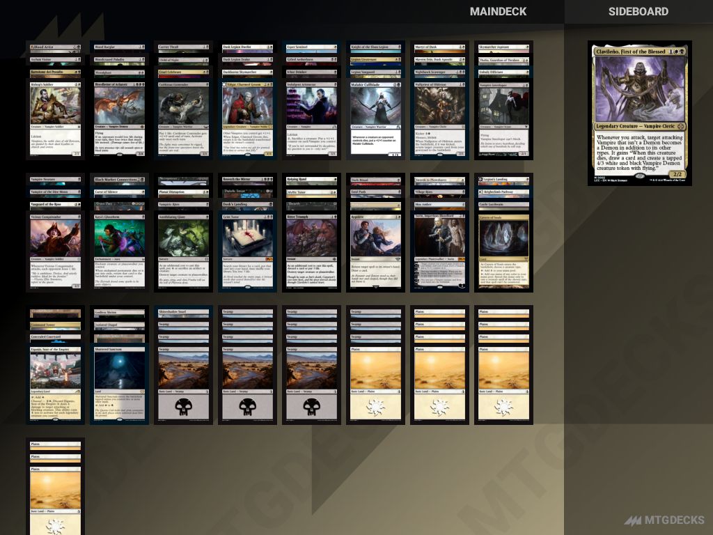 Historic-Brawl Clavileño, First of the Blessed deck by bee_zlee • MTG DECKS