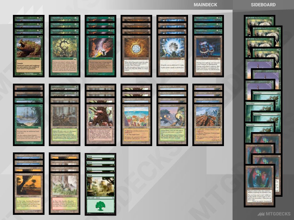 Premodern Oath Ponza deck by Tvtyrant • MTG DECKS
