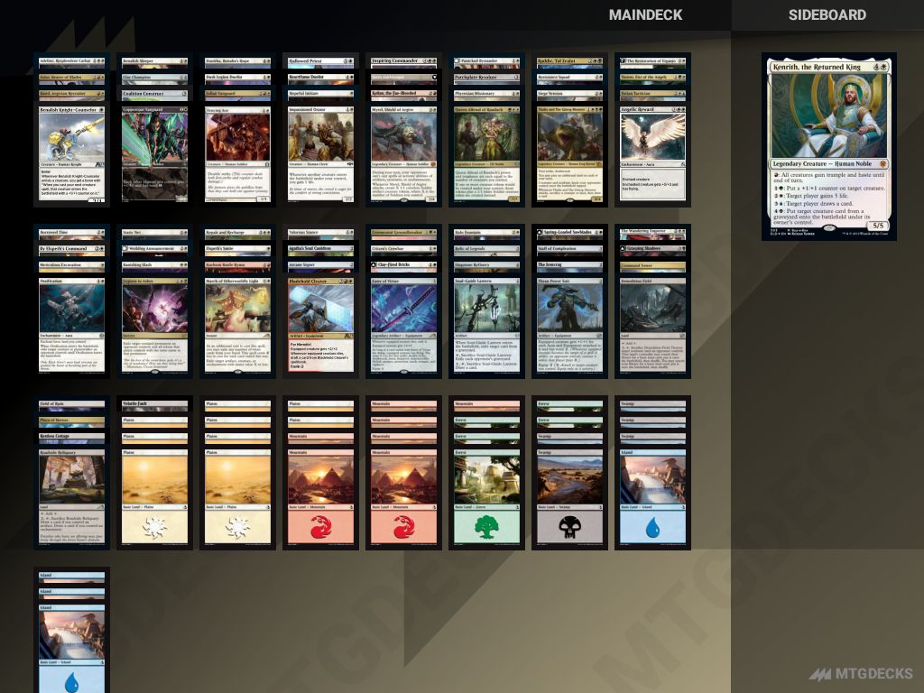 Historic-Brawl Kenrith, the Returned King deck by MTGA-Assistant-Meta ...