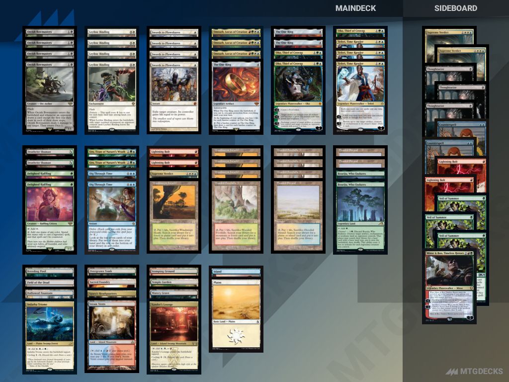 Arena Timeless 5C Omnath deck by SkyBLUEkepl • MTG DECKS