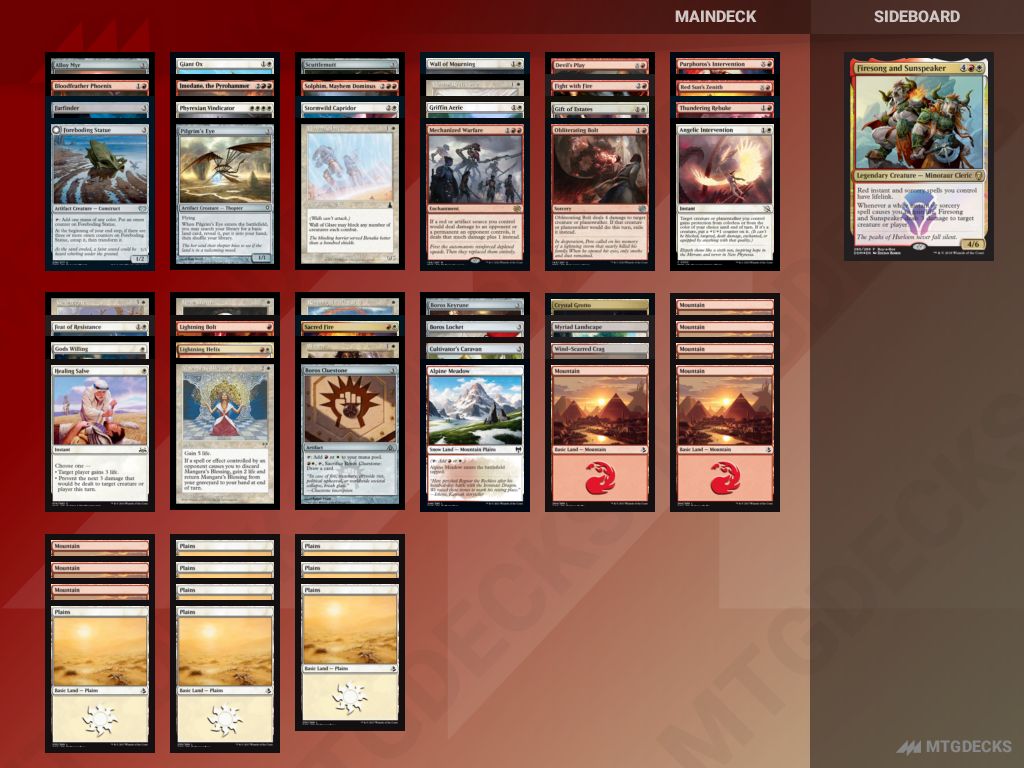 Brawl Deal Damage Brawl deck by DrKingBaz • MTG DECKS