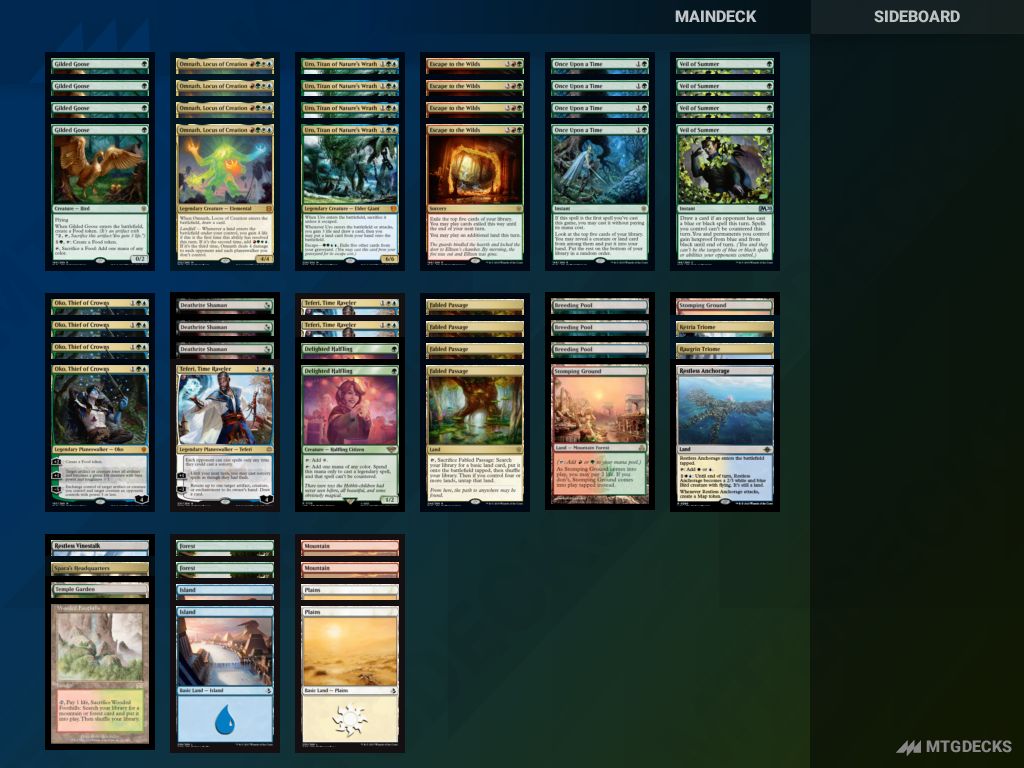 Arena Timeless 4 Color Uro deck by XRICHGX • MTG DECKS