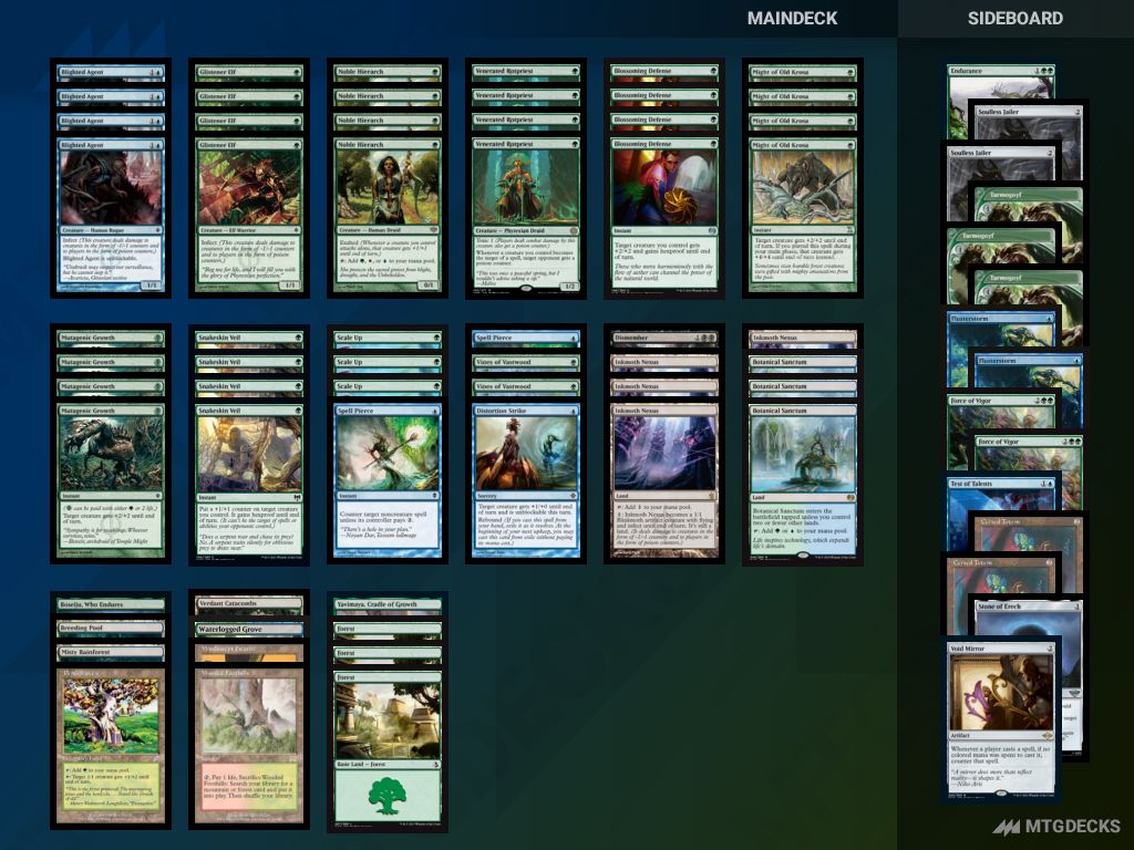 Modern Infect deck by Grapplingor • MTG DECKS