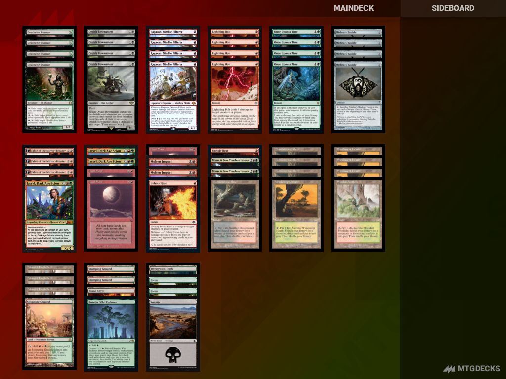Timeless Jund moon deck by Uniforce • MTG DECKS
