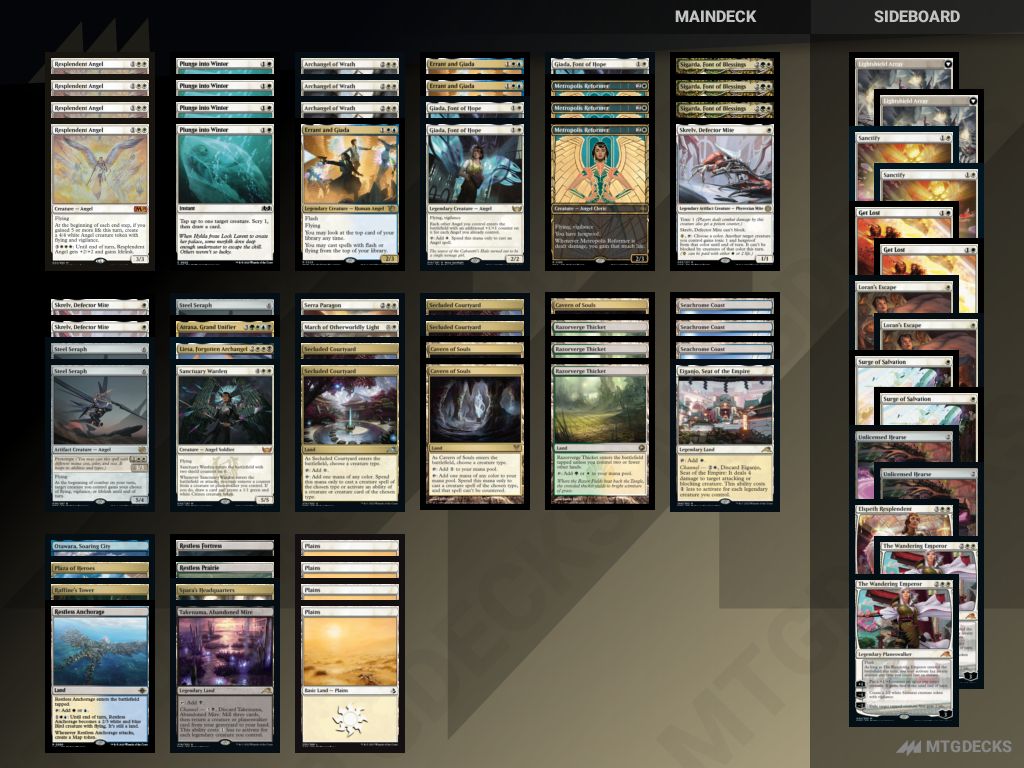 MTG Standard Lost Caverns of Ixalan 4 Color Angels top decks • MTG DECKS