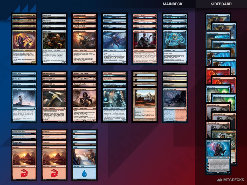 Standard Artifact Aggro deck by Komiyama Ryunosuke • MTG DECKS