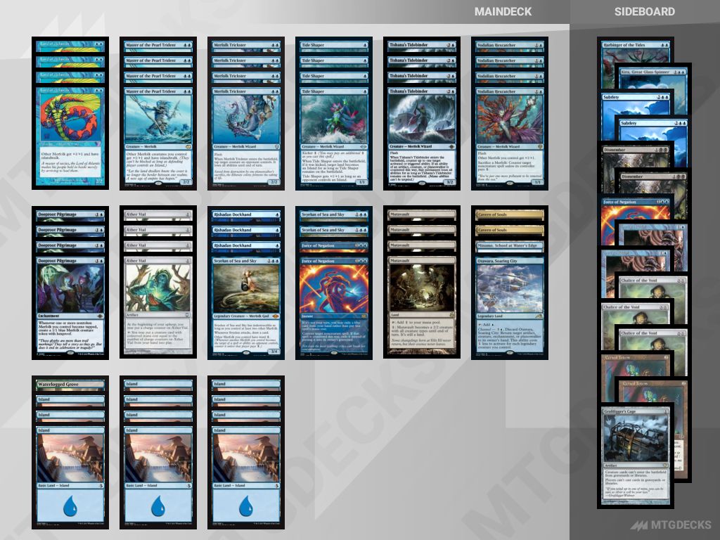 Modern Merfolk deck by Hamahata Naoya • MTG DECKS