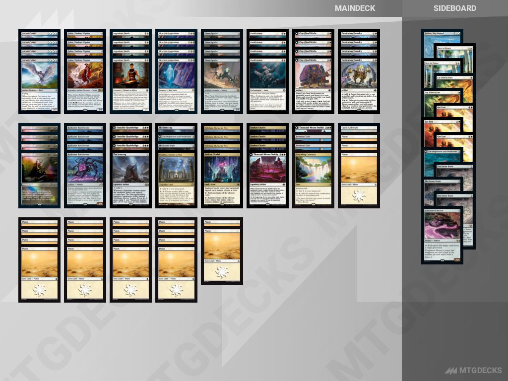 Pioneer Mono-White Devotion deck by Dillan Read • MTG DECKS