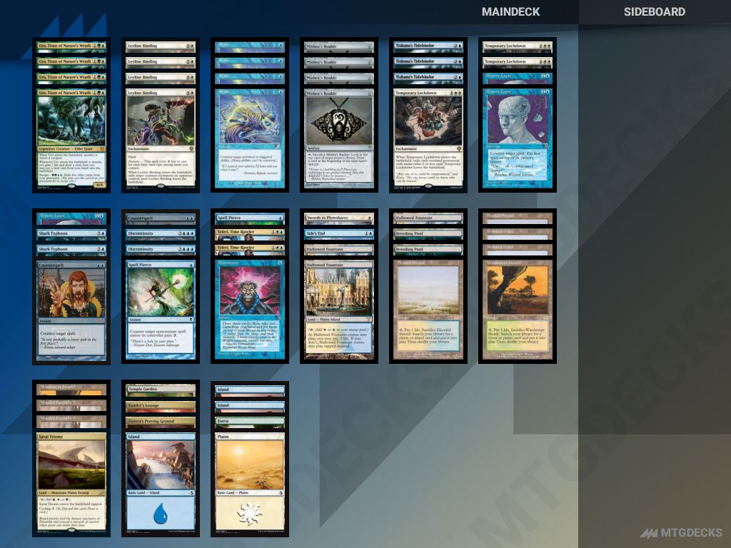 Timeless LCI Stifle Uro Control deck by Ellarions • MTG DECKS