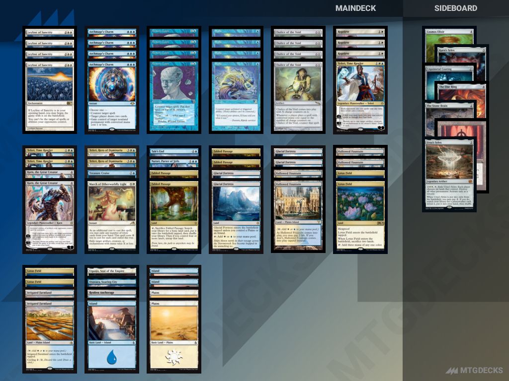 Arena Timeless Azorius Control deck by XRICHGX • MTG DECKS