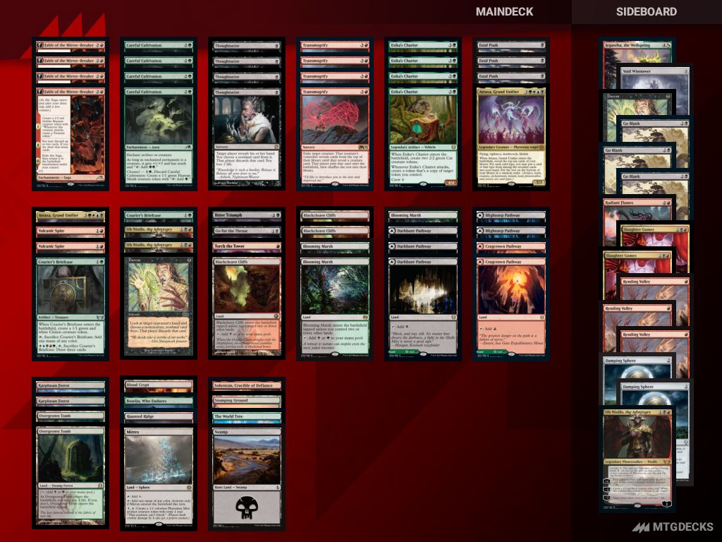 Pioneer Transmogrify deck by Ichiwaki Fumihiro • MTG DECKS