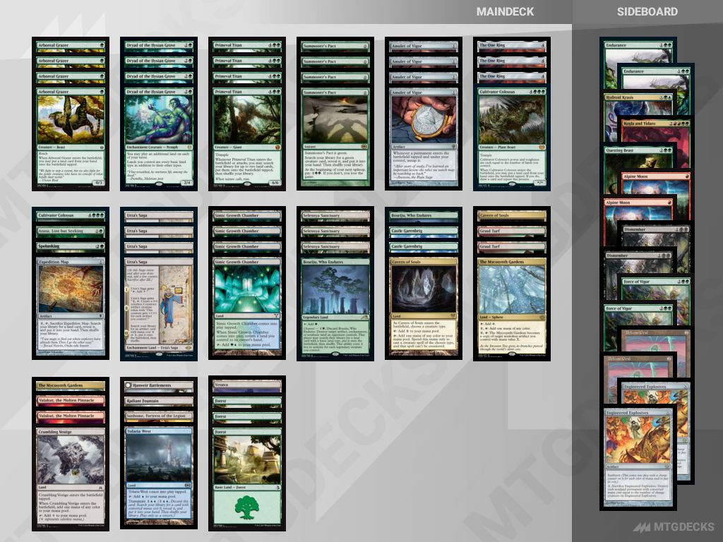 Modern Turn 2 win deck by Bonet Dante • MTG DECKS