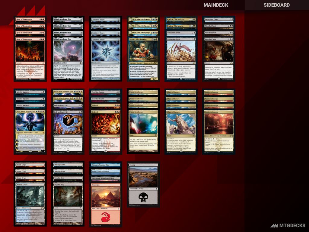 Arena Historic Chimilly Bolas deck by StriderStone • MTG DECKS