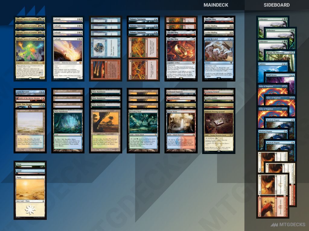 Modern 4 Color Omnath deck by RespectTheCat • MTG DECKS