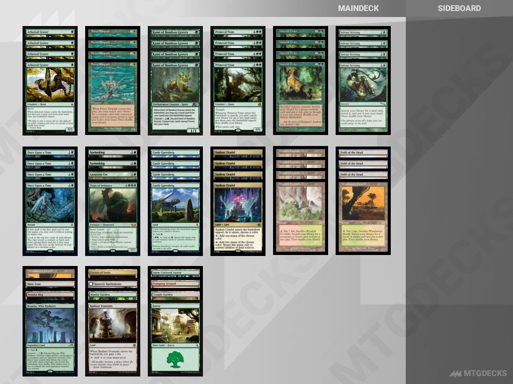 Timeless Mono Green deck by MTGA-Assistant-Meta • MTG DECKS