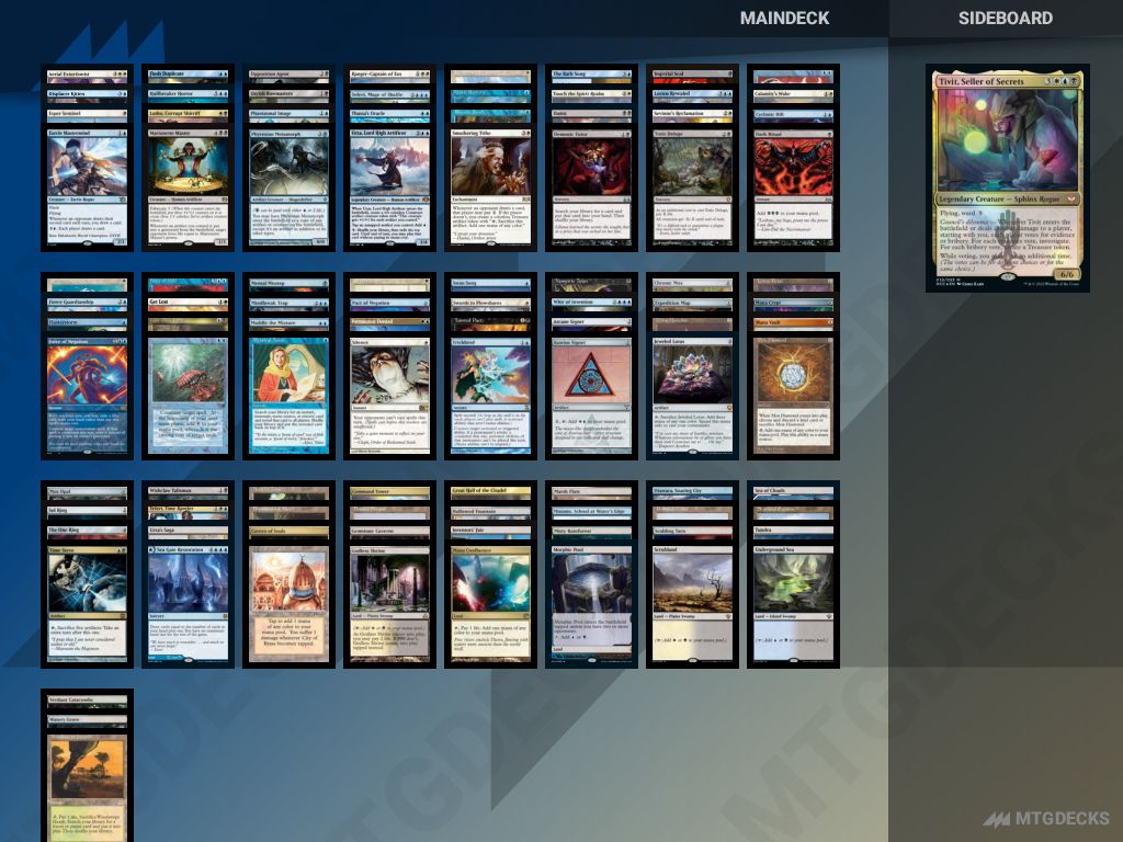 Single card Commander (Nipponbashi, Japan) | January 07 • MTG DECKS