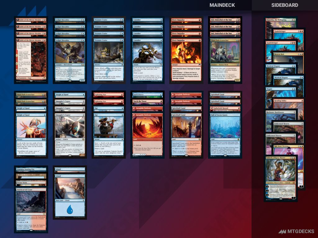 Pioneer Izzet Spells deck by jussupinator • MTG DECKS