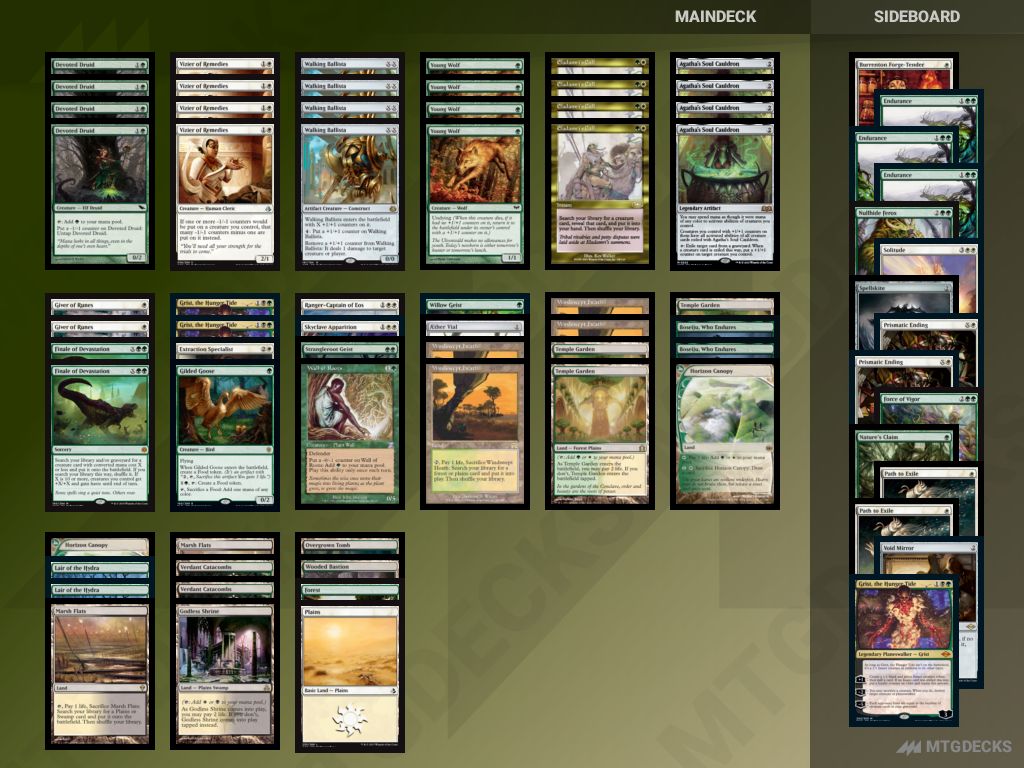 Modern Devoted Druid deck by James Wohlmacher • MTG DECKS
