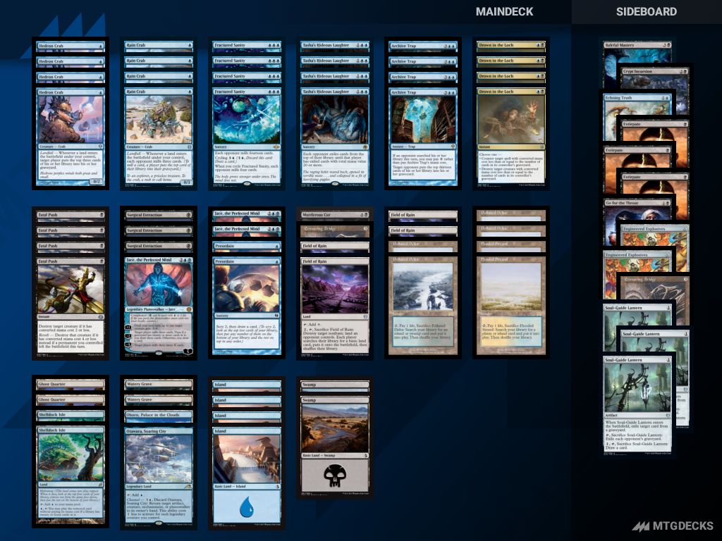 Modern Dimir Mill deck by Jay T • MTG DECKS