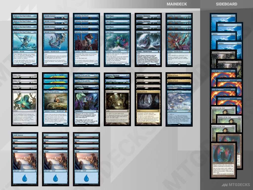 Modern Merfolk deck by Nick Nemeth • MTG DECKS