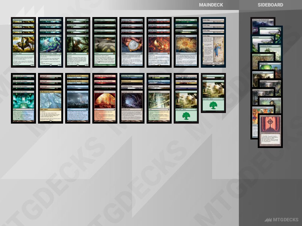 Modern Amulet Titan deck by Jesse Kennon • MTG DECKS