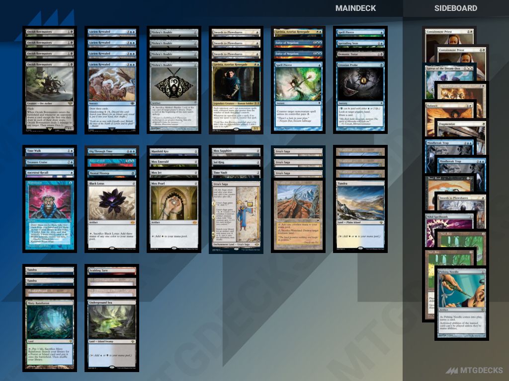MTGO Vintage Preliminary #12603472 | January 09 • MTG DECKS