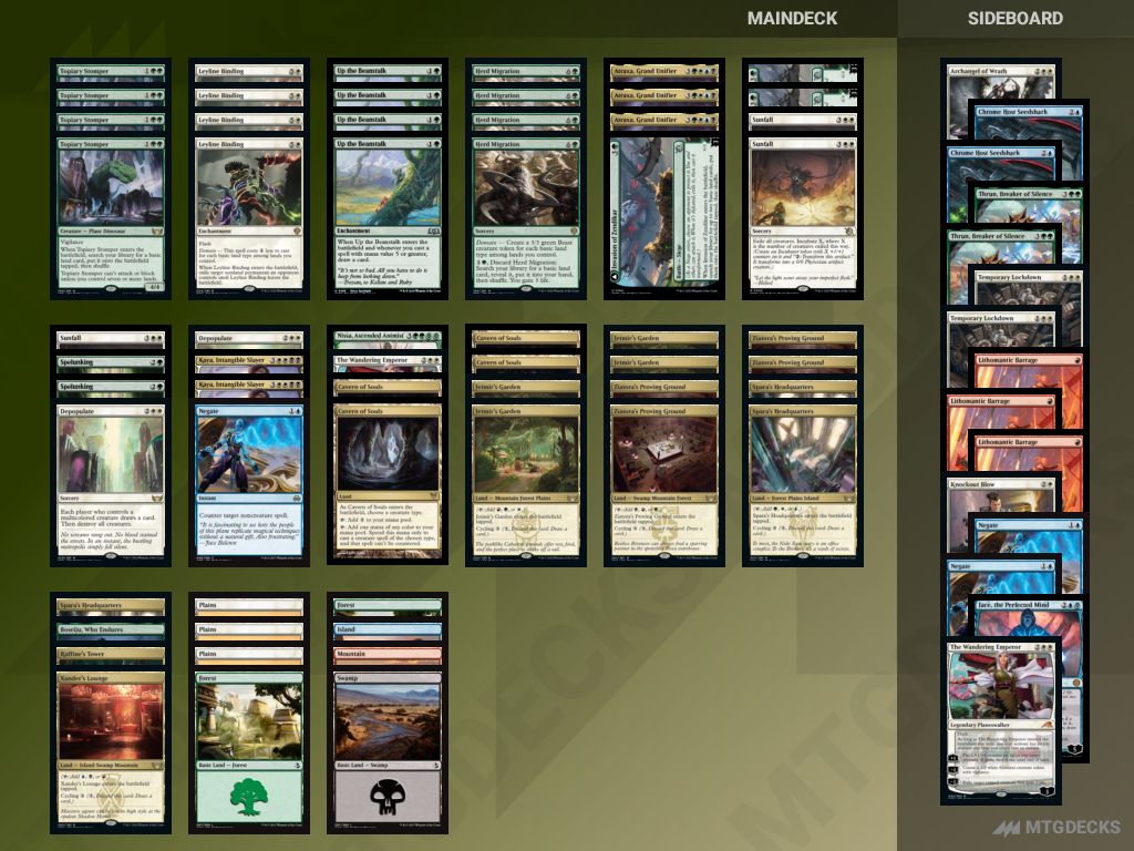 Arena Standard 5 Color Domain(1) deck by Card_GOD • MTG DECKS