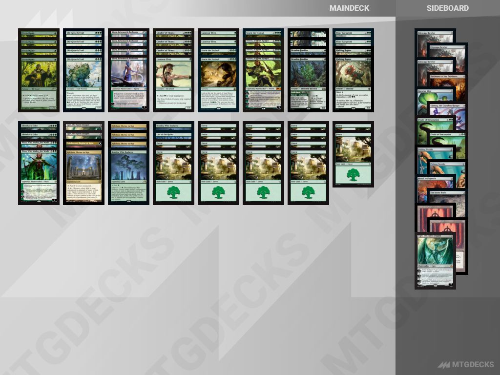 Arena Explorer Mono-Green Aggro deck by caleb klingler • MTG DECKS