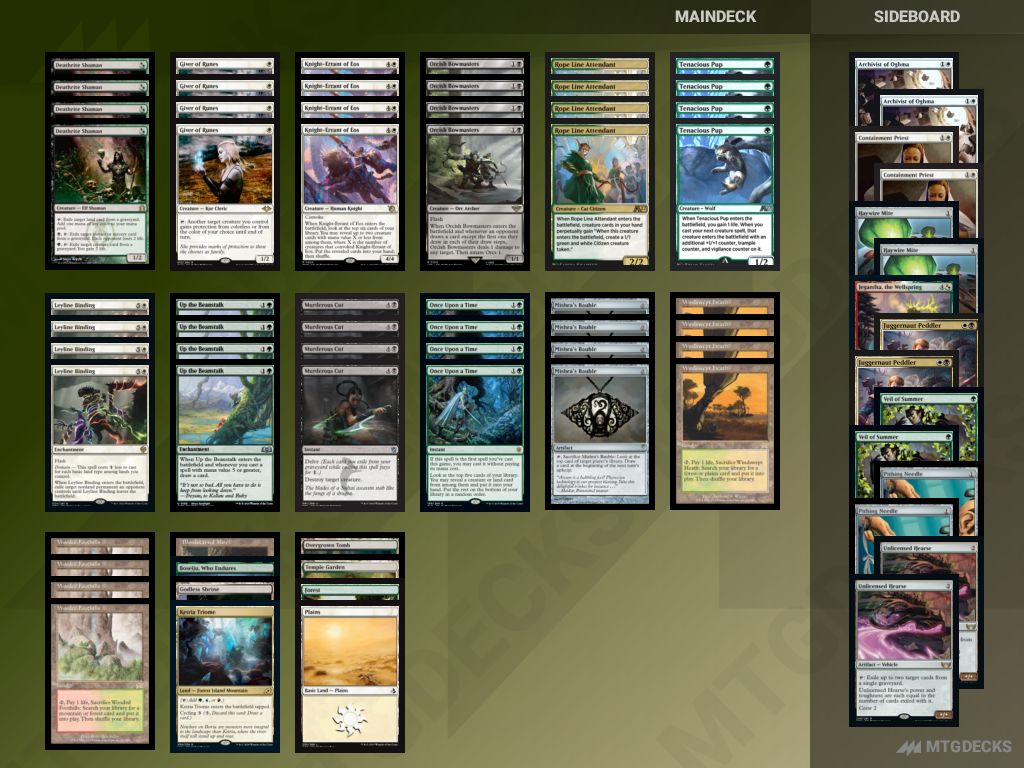 Arena Timeless BEANS AGGRO deck by crokeyz • MTG DECKS