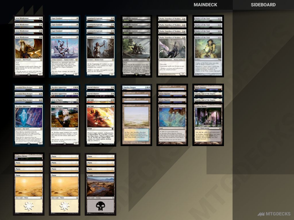 Timeless Orzhov deck by MTGA-Assistant-Meta • MTG DECKS