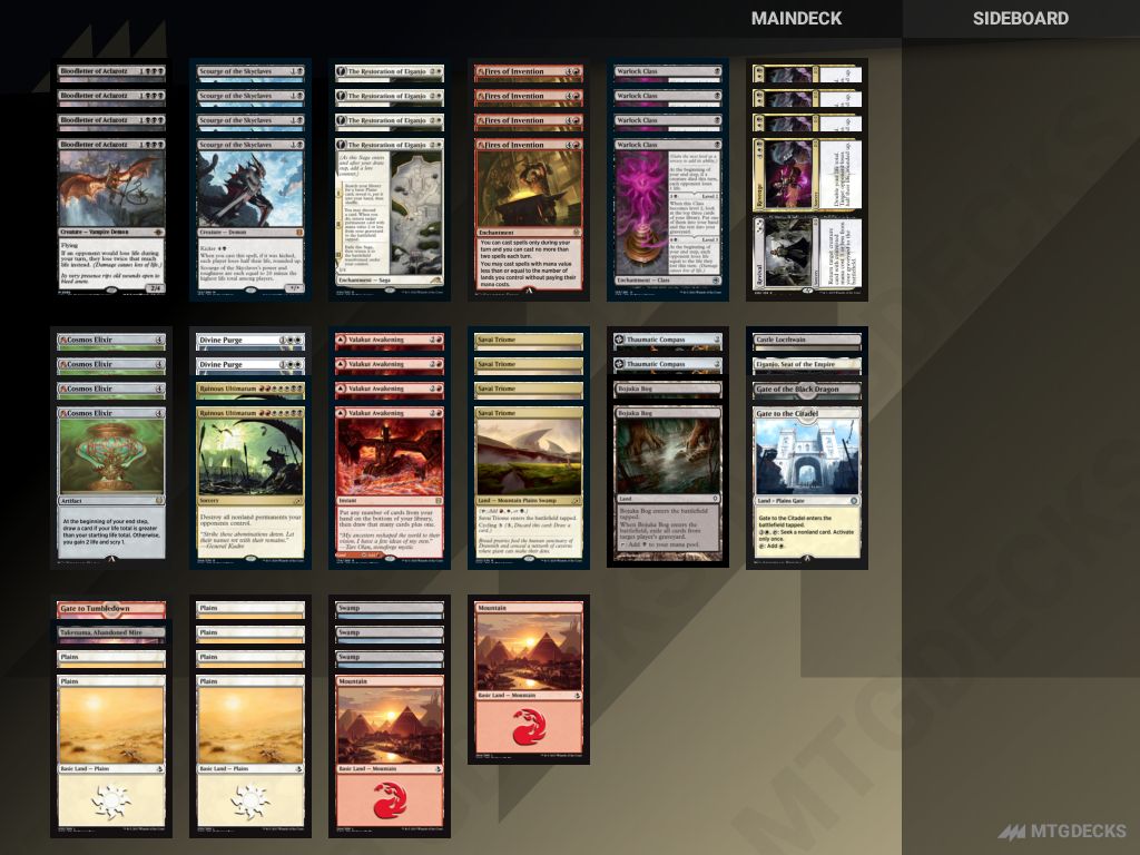 Arena Historic More Revenge deck by StriderStone • MTG DECKS