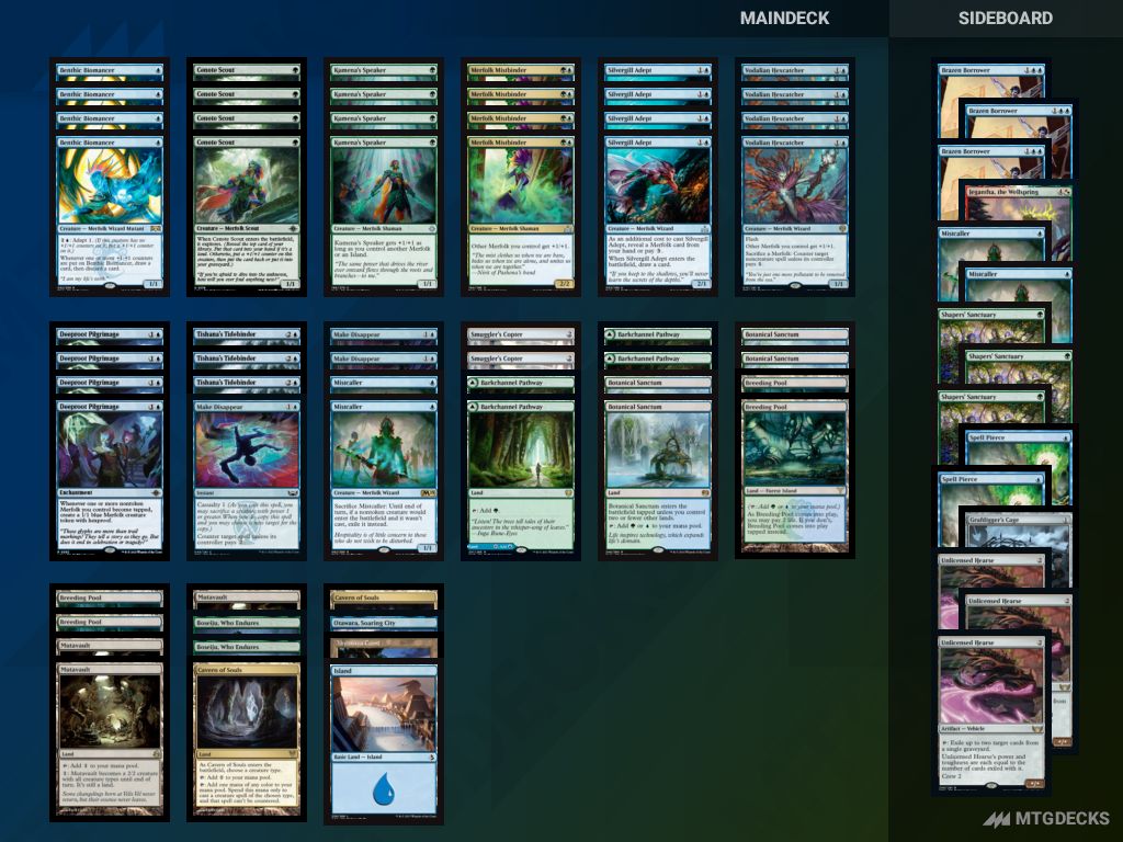 Pioneer Merfolks deck by HEROtsukai • MTG DECKS
